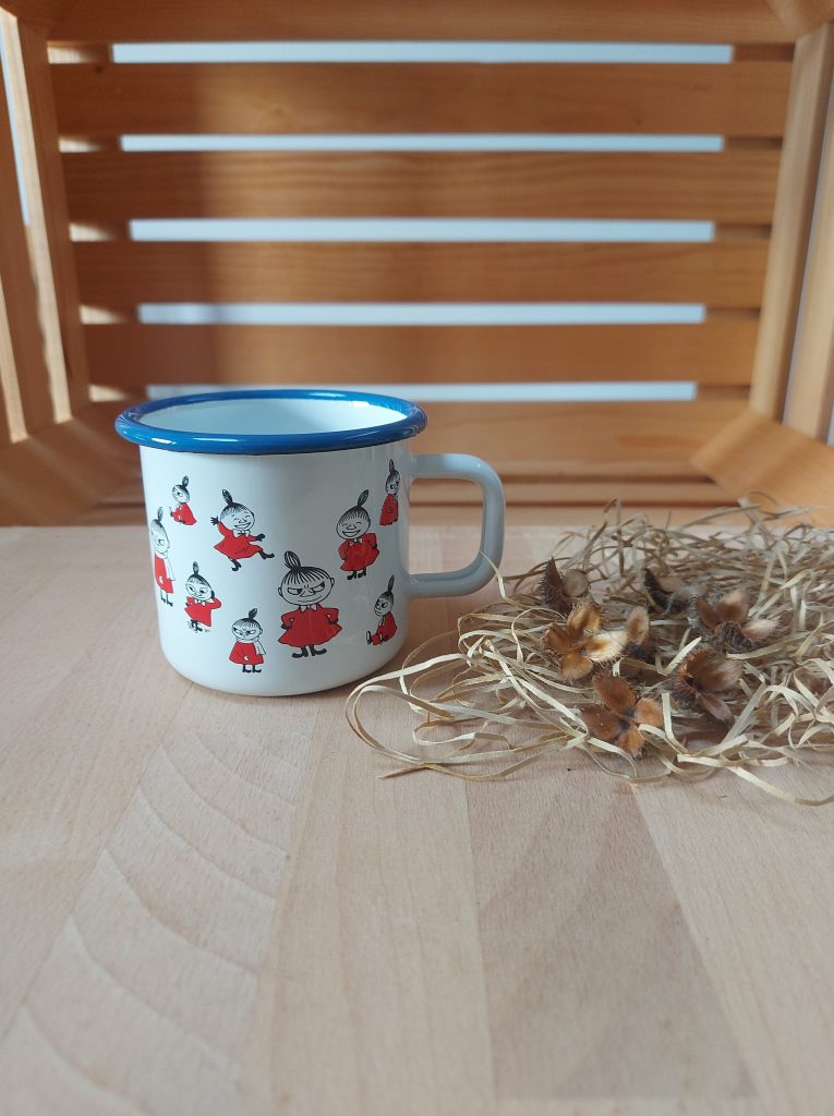 Lonček emajliran Mumin Mala Mu fi 8 cm | Korotan